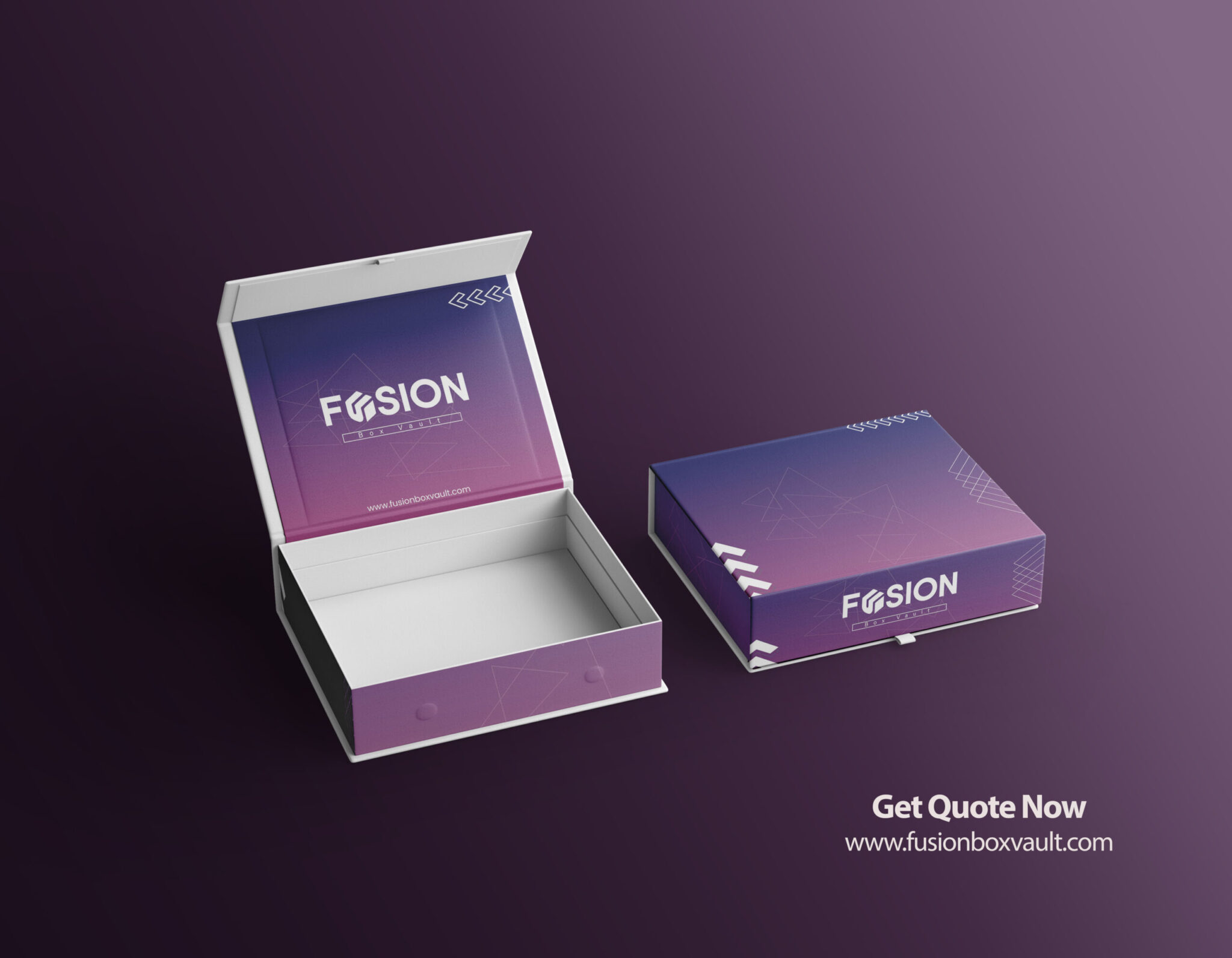 Magnetic Rigid Boxes with Ribbon - Fusion Box Vault